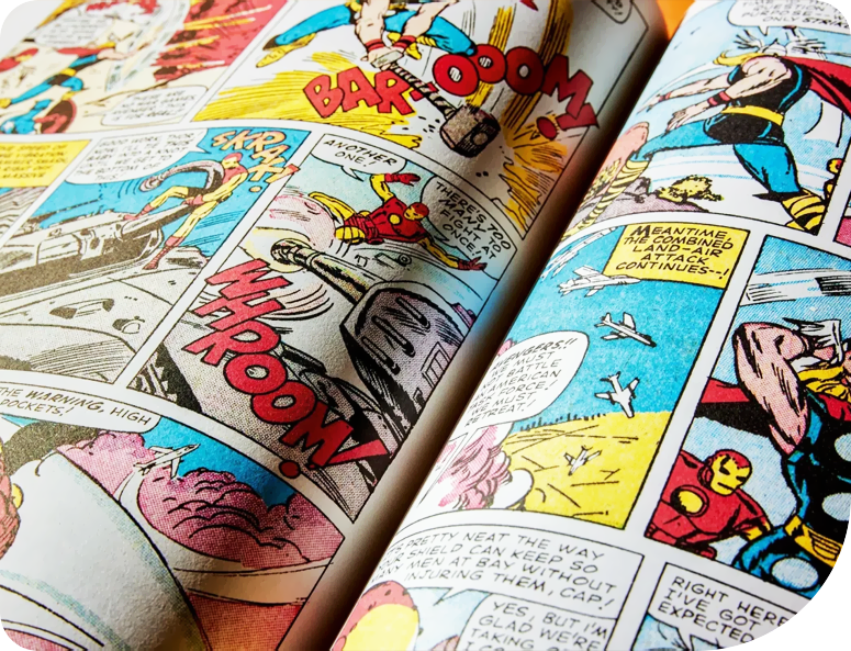 Comic Book Writing and Comic book designing | Spark Ghostwriting